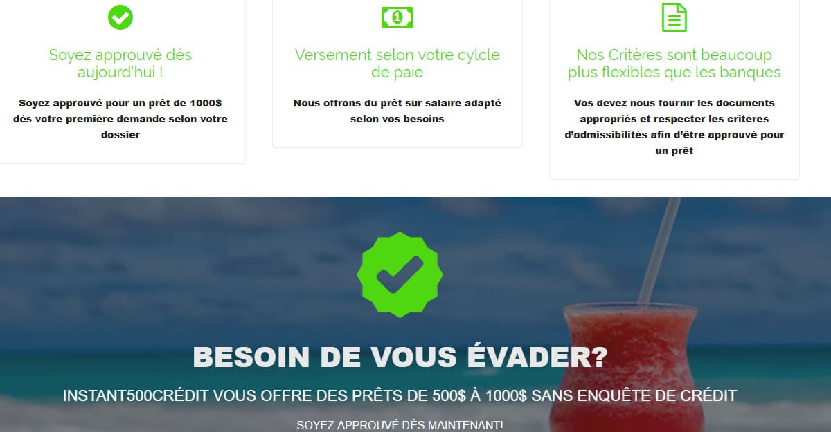 Instant 500 Crédit - Tonpreteur