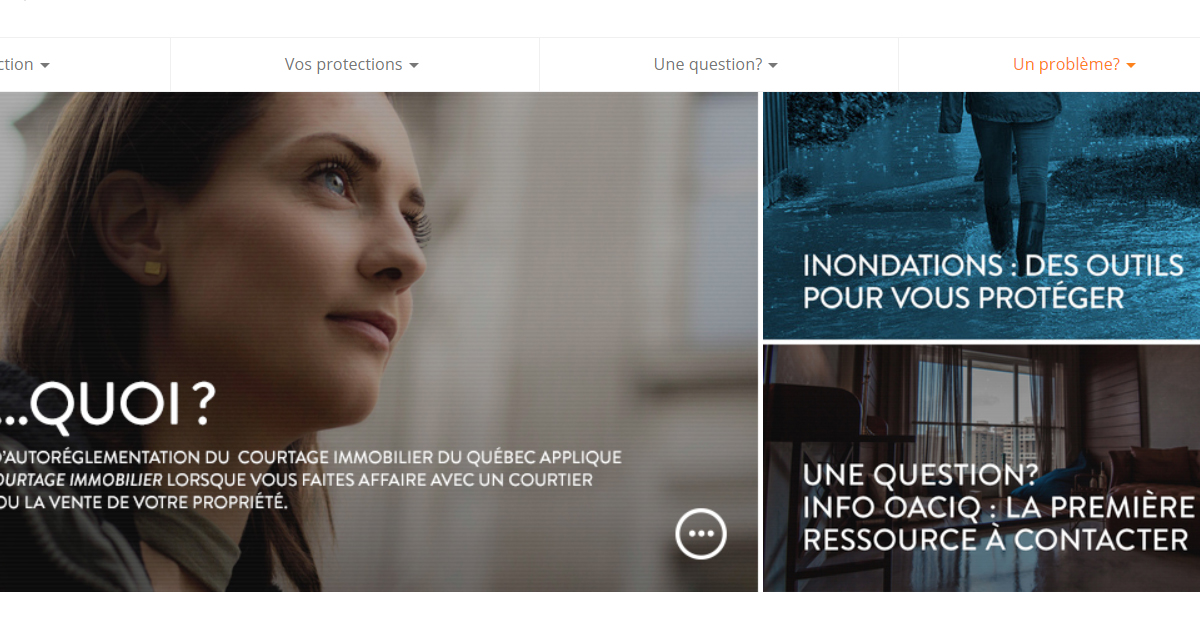 OACIQ L’Organisme d’autoréglementation du courtage immobilier du Québec ...
